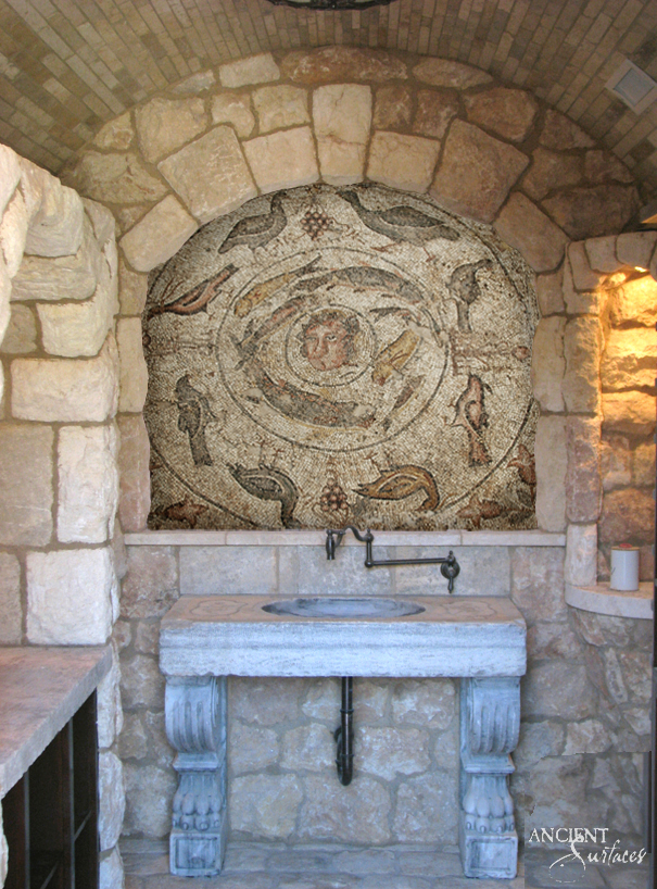 The Symphony of Stone: Antique Limestone Sinks by Ancient Surfaces
