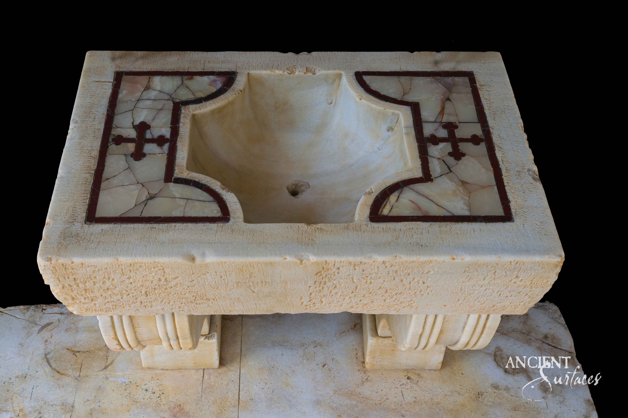 Elevate Your Space with Timeless Antique Limestone Sinks