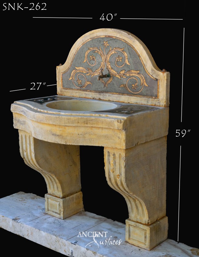 Elevate Your Space with Timeless Antique Limestone Sinks