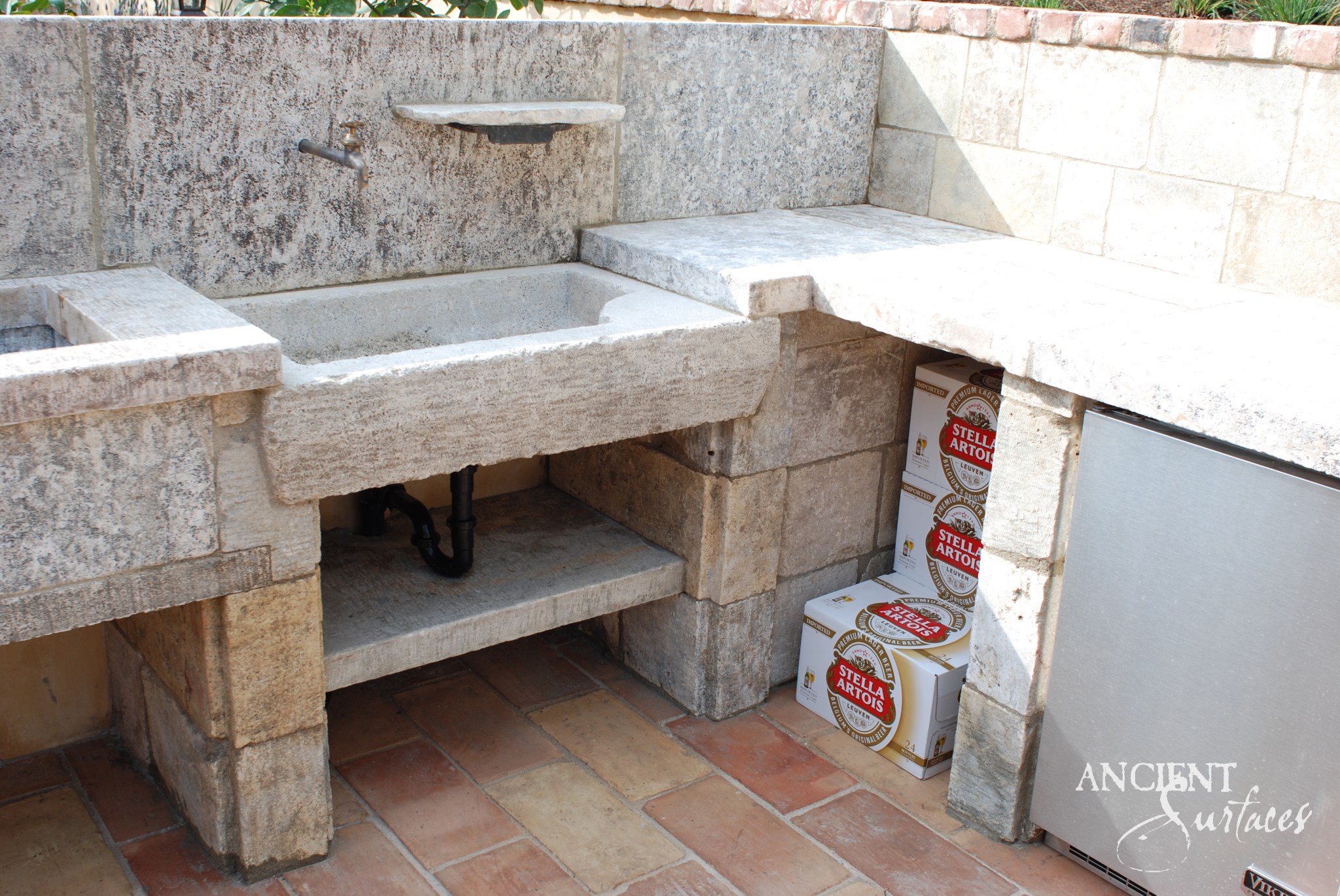Enhancing Spaces with Exquisite Reclaimed Limestone Sinks
