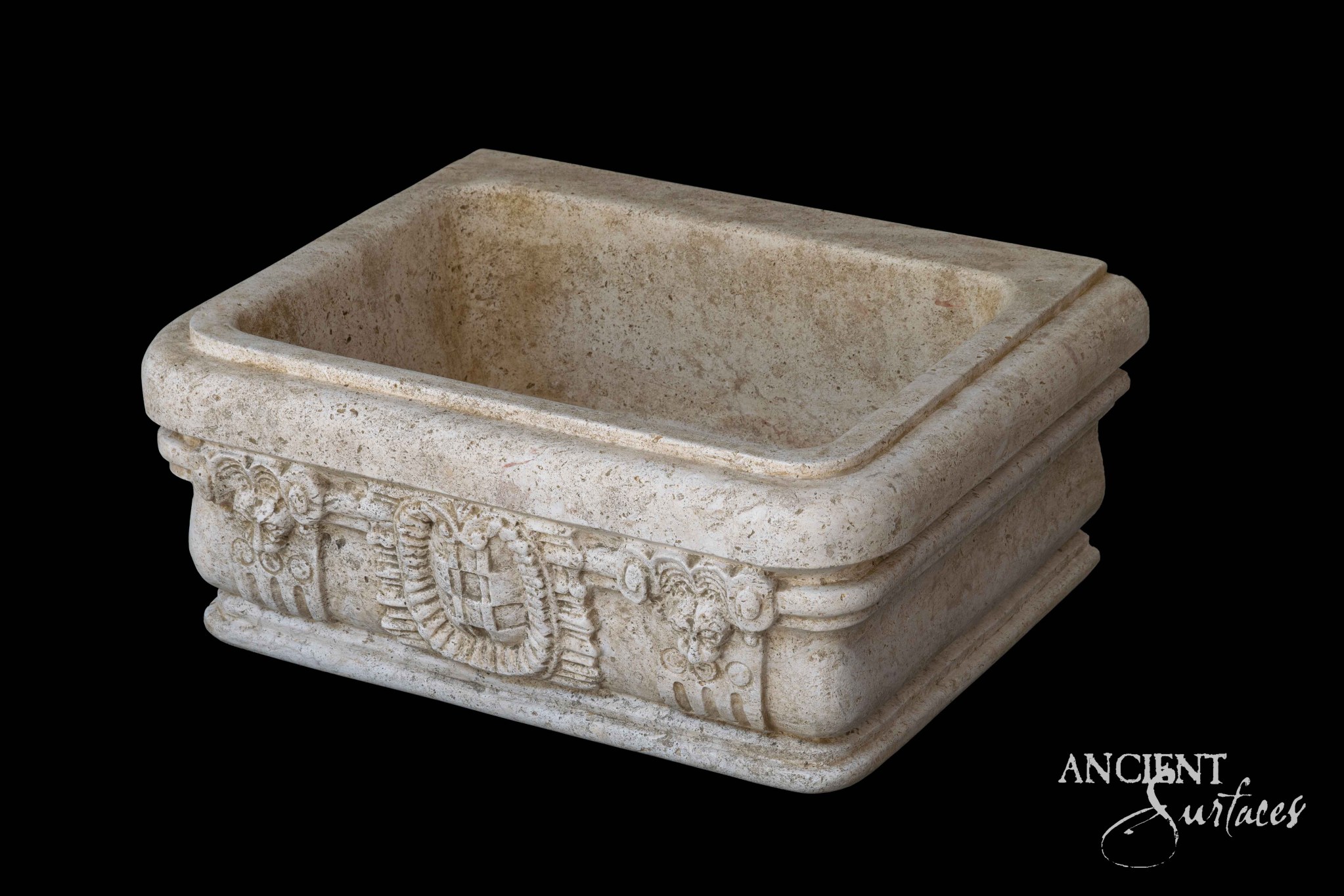 salvaged sinks | Old Stone Sinks by Ancient Surfaces.