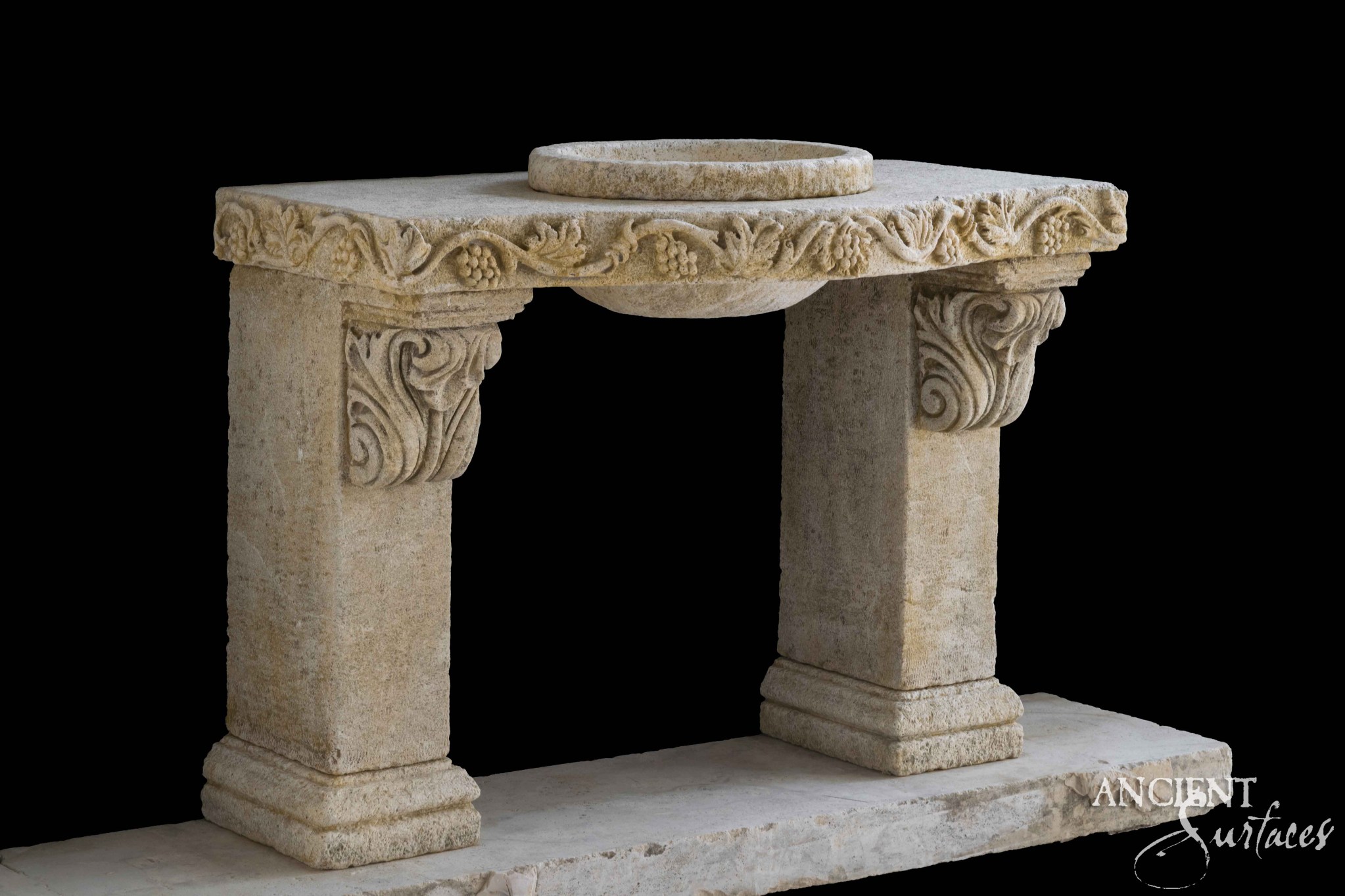 Ancient Surfaces | Old Stone Sinks by Ancient Surfaces.
