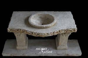 Antique Reclaimed Limestone Sinks: Timeless Countertops by Ancient Surfaces