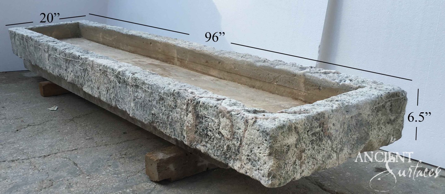 The Sink That Redefines the Room: Reclaimed Limestone by Ancient Surfaces